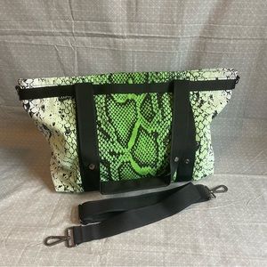 Andi | Bags | Andi New York Green Reptile Large Tote Weekender | Poshmark